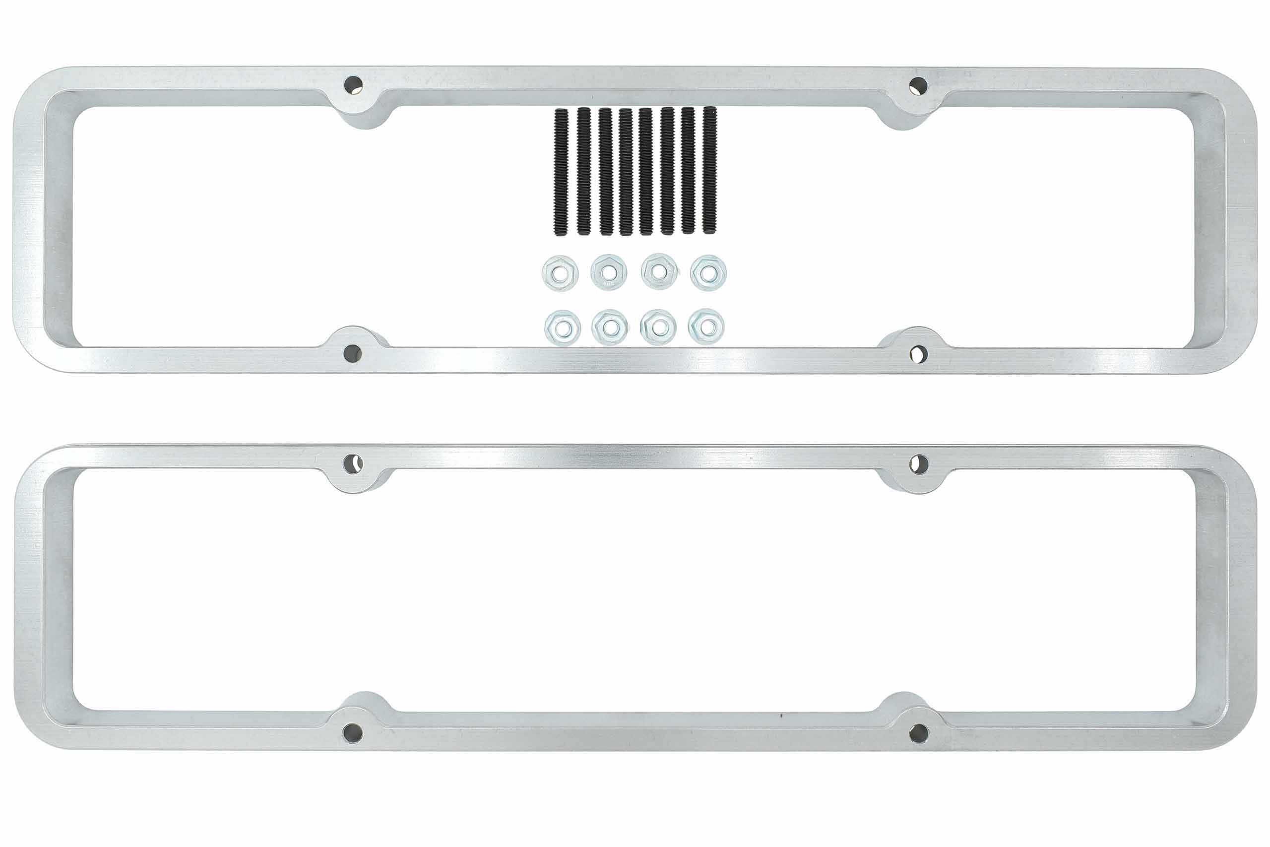 ICT Billet SBC Small Block Chevy 1" Billet Valve Cover Spacer Aluminum ...