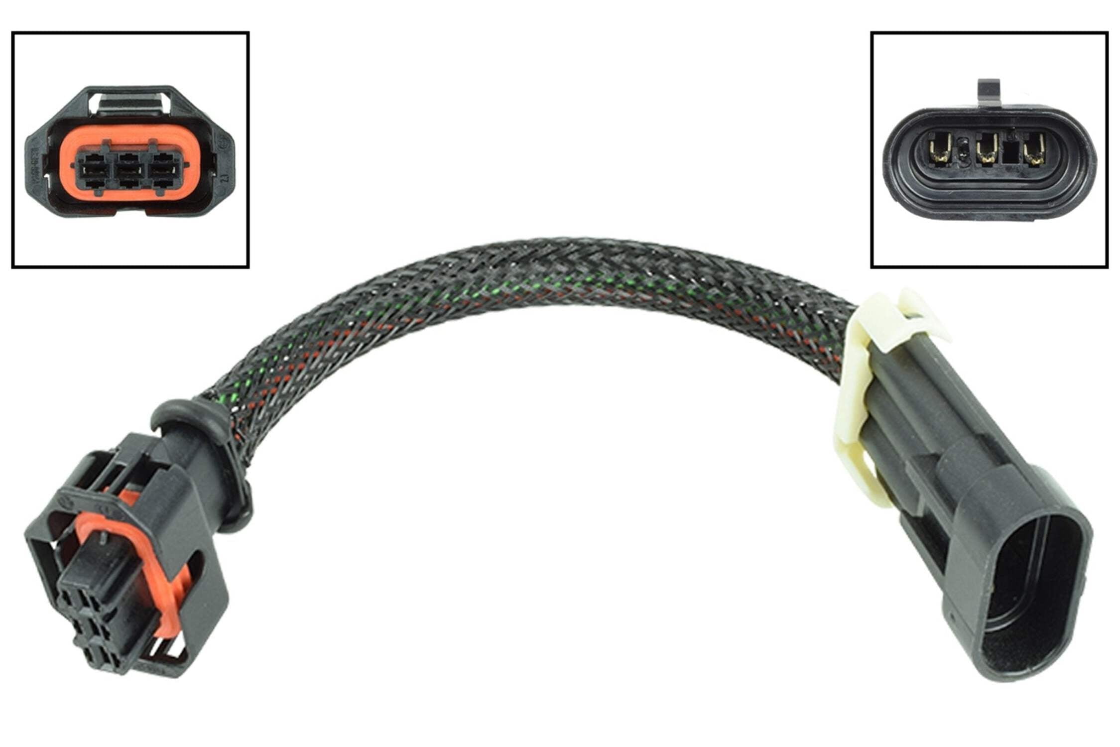 ICT Billet Wire Harness Adapter 6" LS Gen 3 (III) Vehicle to Gen 4 MAP ...