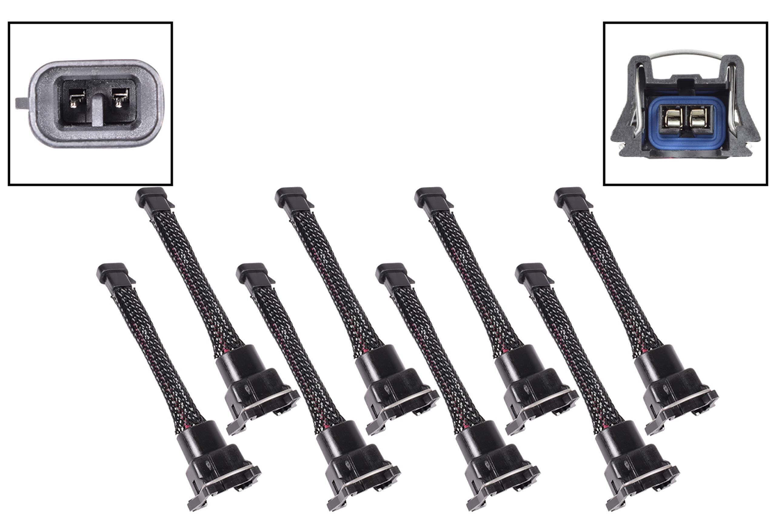 ICT Billet Wire Harness Adapter Compatible with Mini Delphi Multec 2 ...