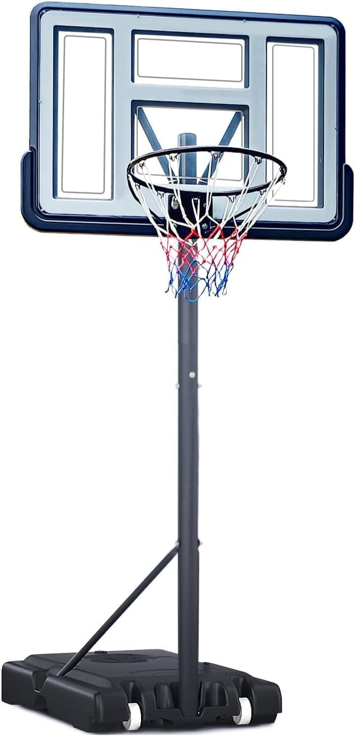 ICTANT Basketball Hoop Outdoor 10ft Adjustable,Portable Basketball Hoop ...