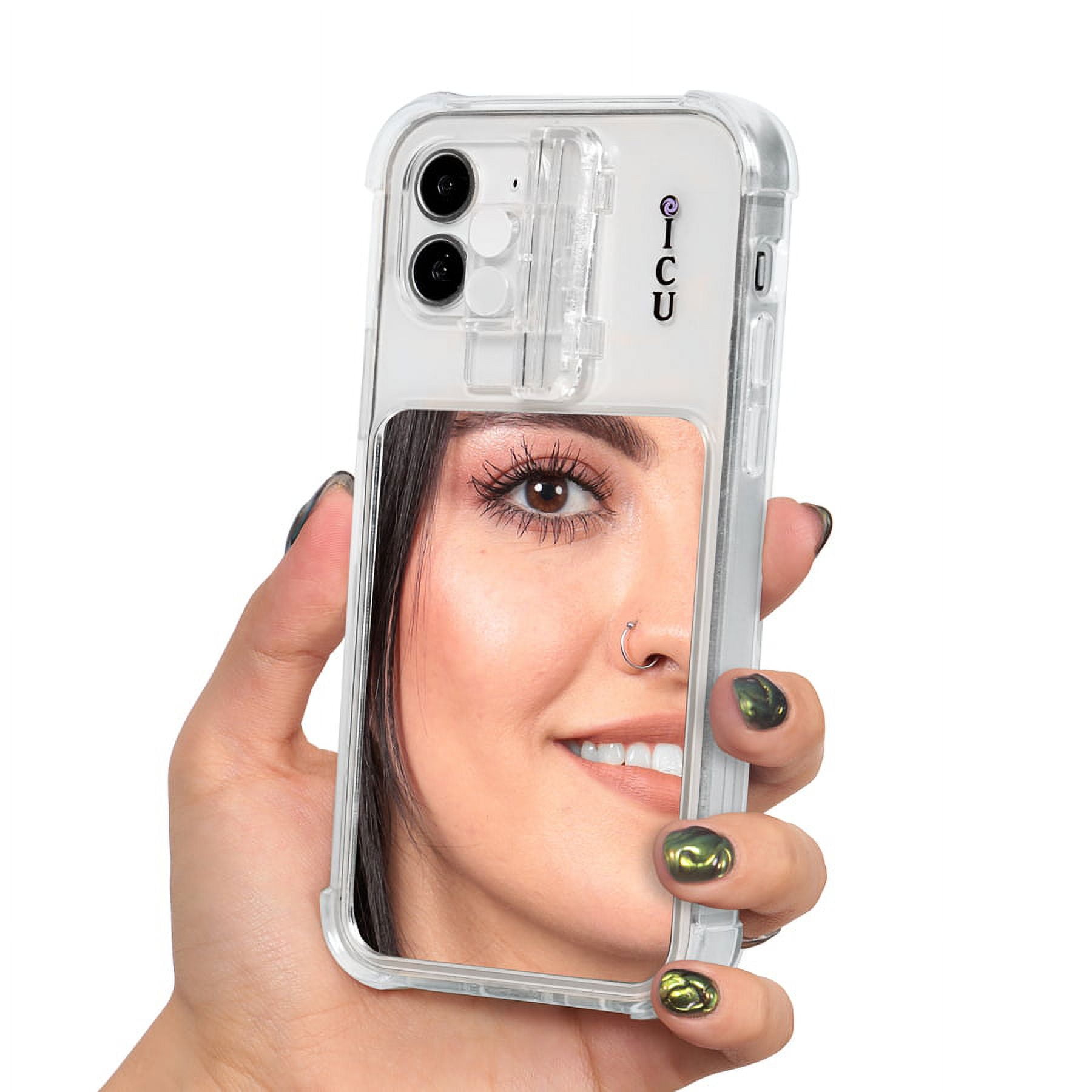 ICU Designs, iPhone 12 Mirror Cell Phone Case with Light Diffusers ...