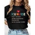 ICU Nurse Definition Hospital RN Medical Intensive Care Unit T-Shirt ...