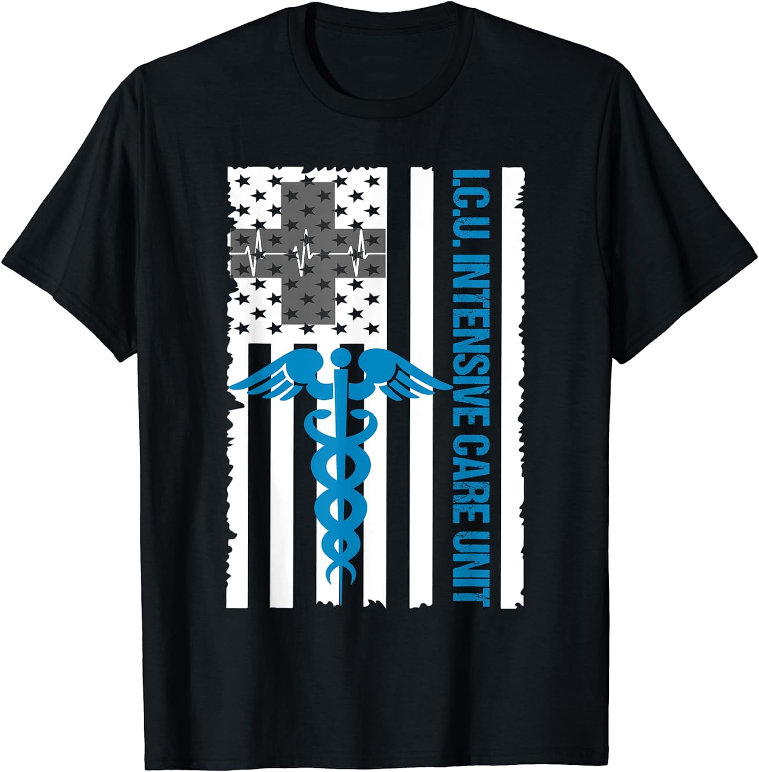 ICU Nurse Intensive Care Unit Staff Shirt - Walmart.com