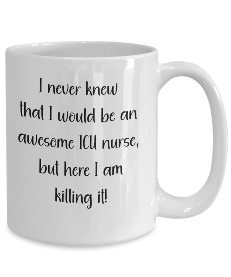 ICU Nurse Mug - Gift for ICU Nurses, Healthcare Hero, Nursing Coffee ...