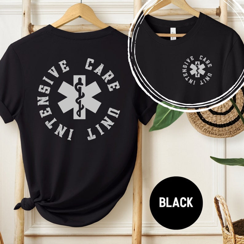 ICU Nurse Shirt Critical Care Nurse, Intensive Care Nurse Tshirt ...