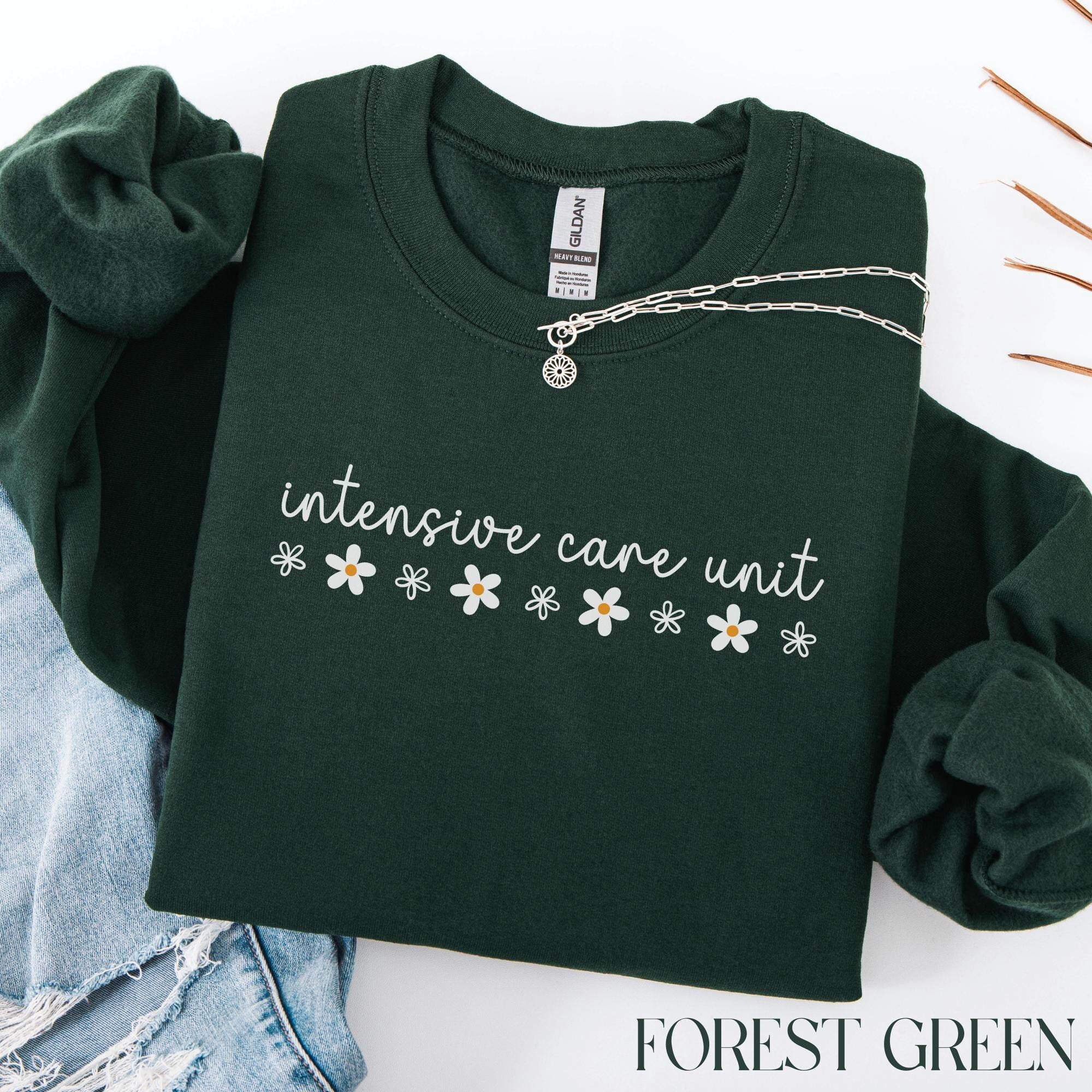 ICU Nurse TShirt Intensive Care Unit Crewneck - Walmart.com
