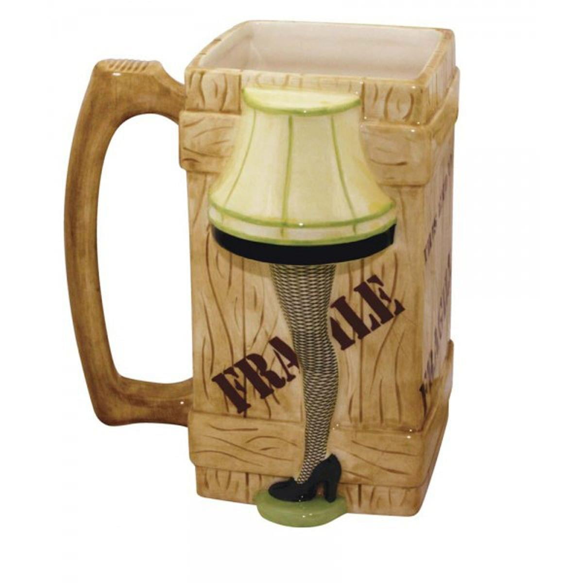 ICUP A Christmas Story 40-Ounce Molded Ceramic Leg Lamp Mug - Walmart.com