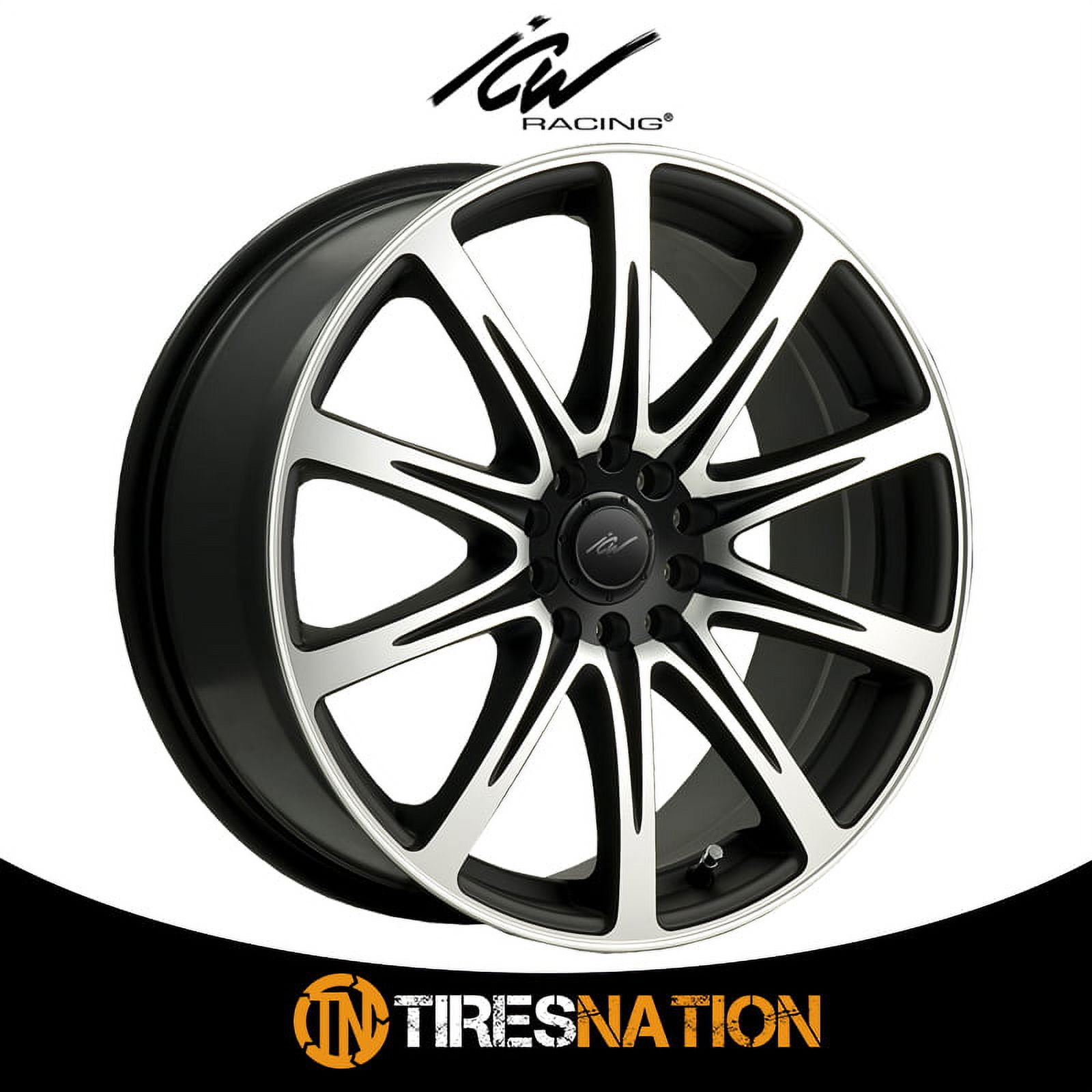 ICW Racing 209MB EURO Wheel with Machined Finish (16x7"/4x4.25", +42mm Offset) - Walmart.com