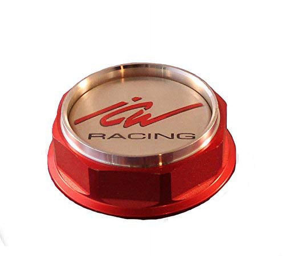ICW Wheels Hexnut Custom Center Cap Chrome and Red (Set of 1) - Walmart ...