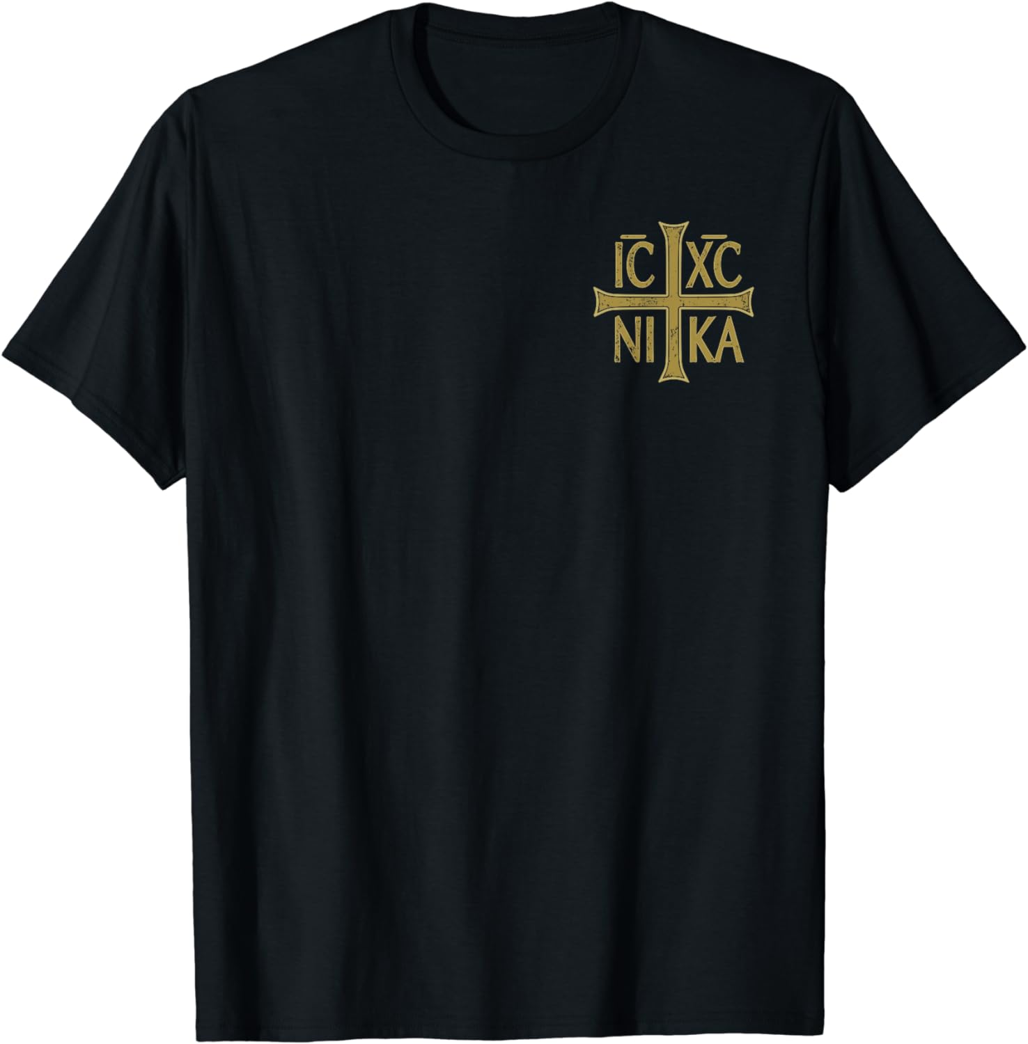 ICXC NIKA Christogram Cross Orthodox Christian Discreet T-Shirt ...