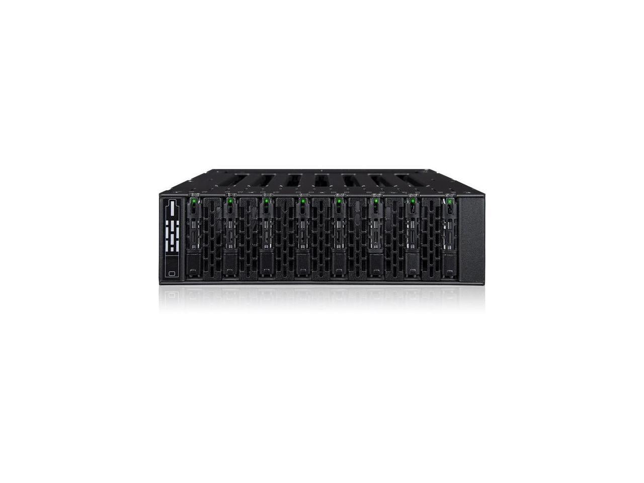 ICY DOCK 8 x M.2 NVMe SSD PCIe 4.0 Mobile Rack for 5.25" Bay with 8 x ...