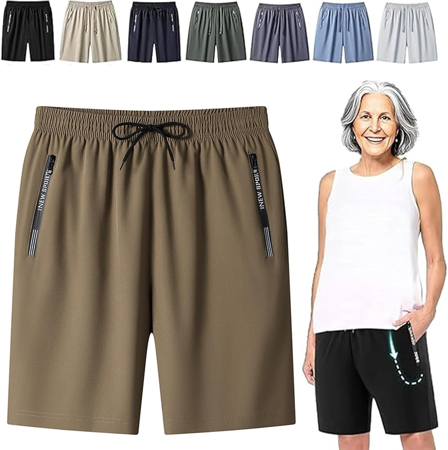 ICY Shorts - Airyflex Iced Active Silk Cooling Stretch Quick Drying ...