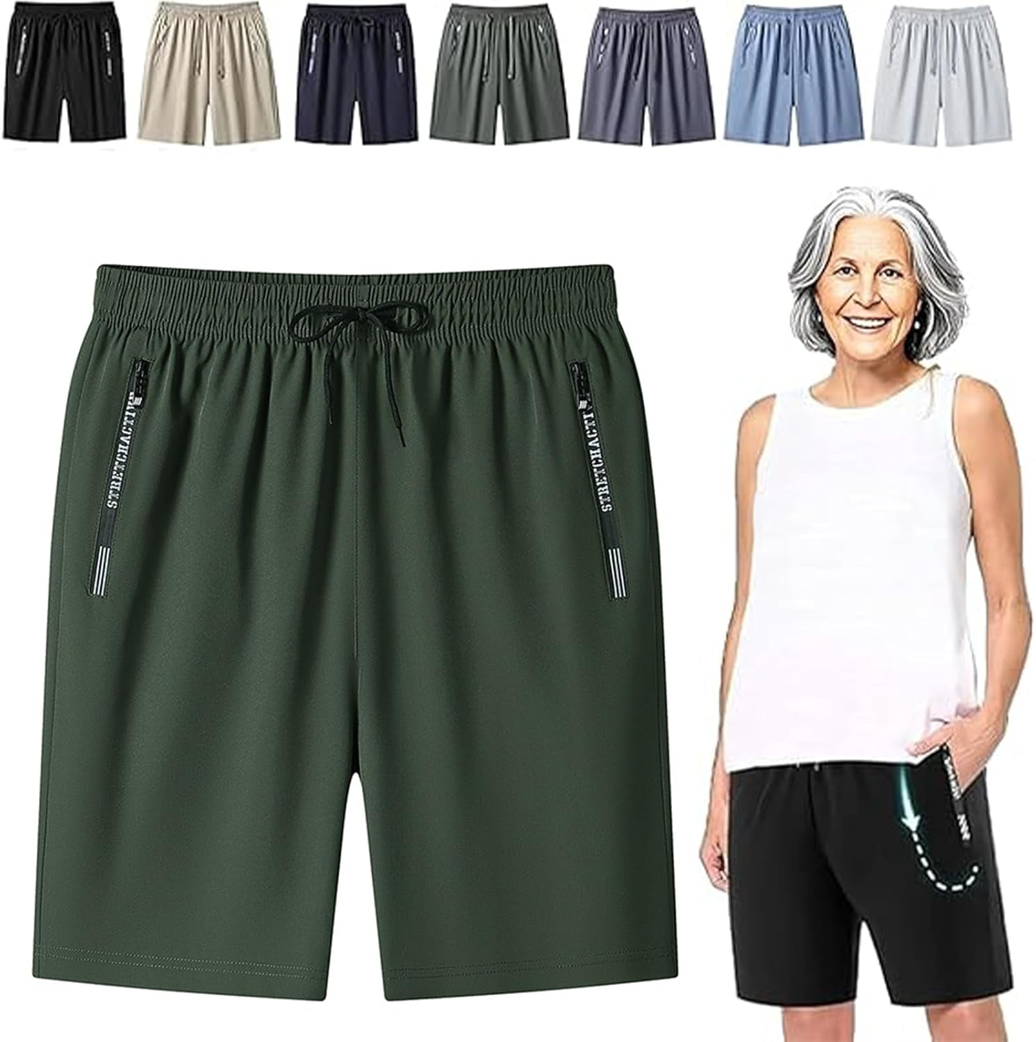 ICY Shorts - Airyflex Iced Active Silk Cooling Stretch Quick Drying ...