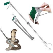 IC ICLOVER [3 in 1] 47 inch Heavy Duty Snake Tong + 39 Inch Collapsible ...