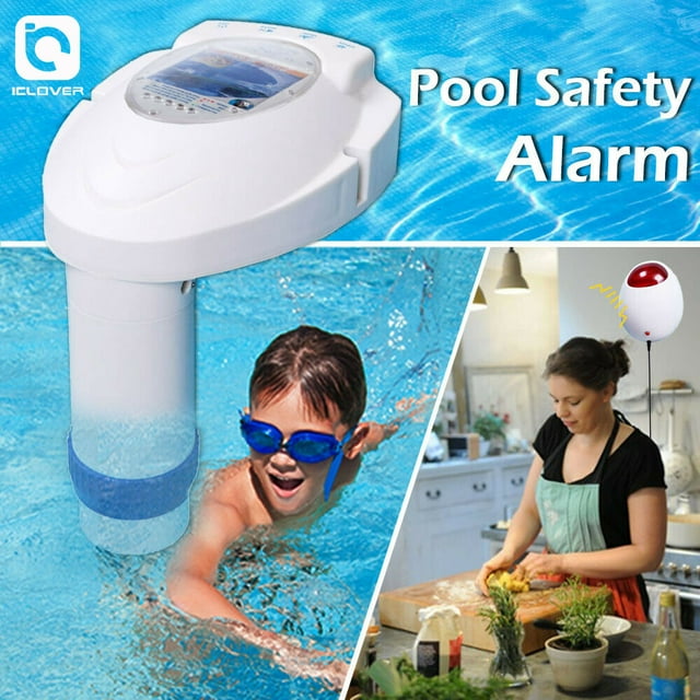 IClover Pool Alarm Electronic Monitoring System In-Ground Swimming Pool ...