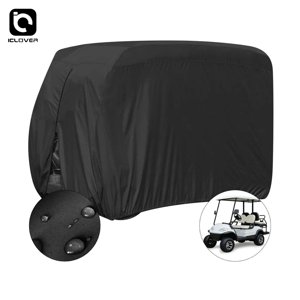 IClover Waterproof Dust Prevention Golf Cart Cover for 4 Passenger EZ ...