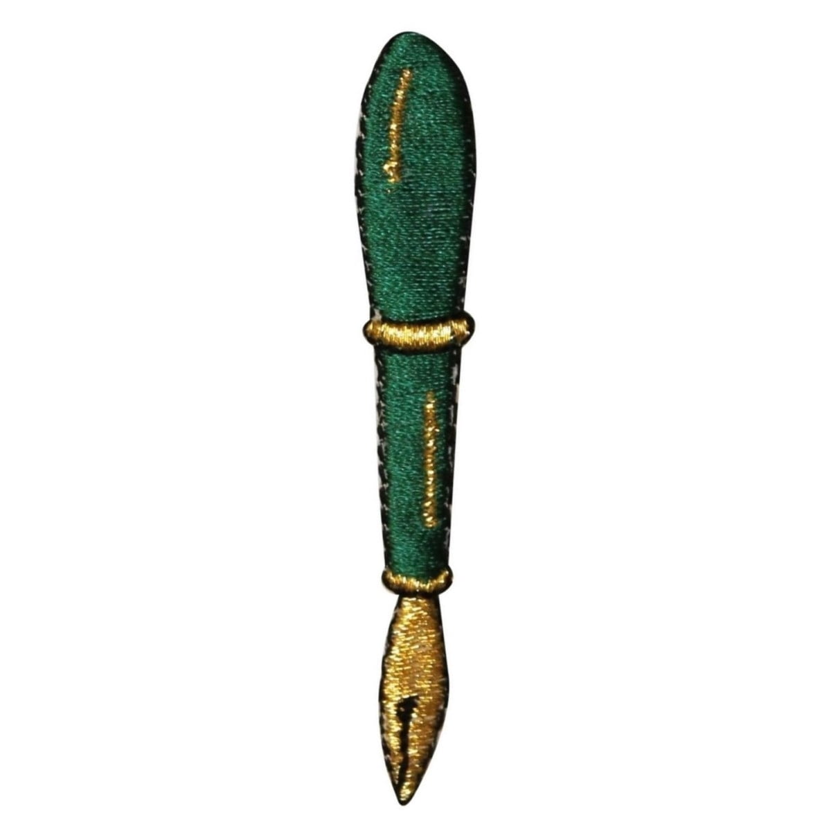 ID 0969 Green Fountain Pen Patch School Writing Embroidered Iron On ...