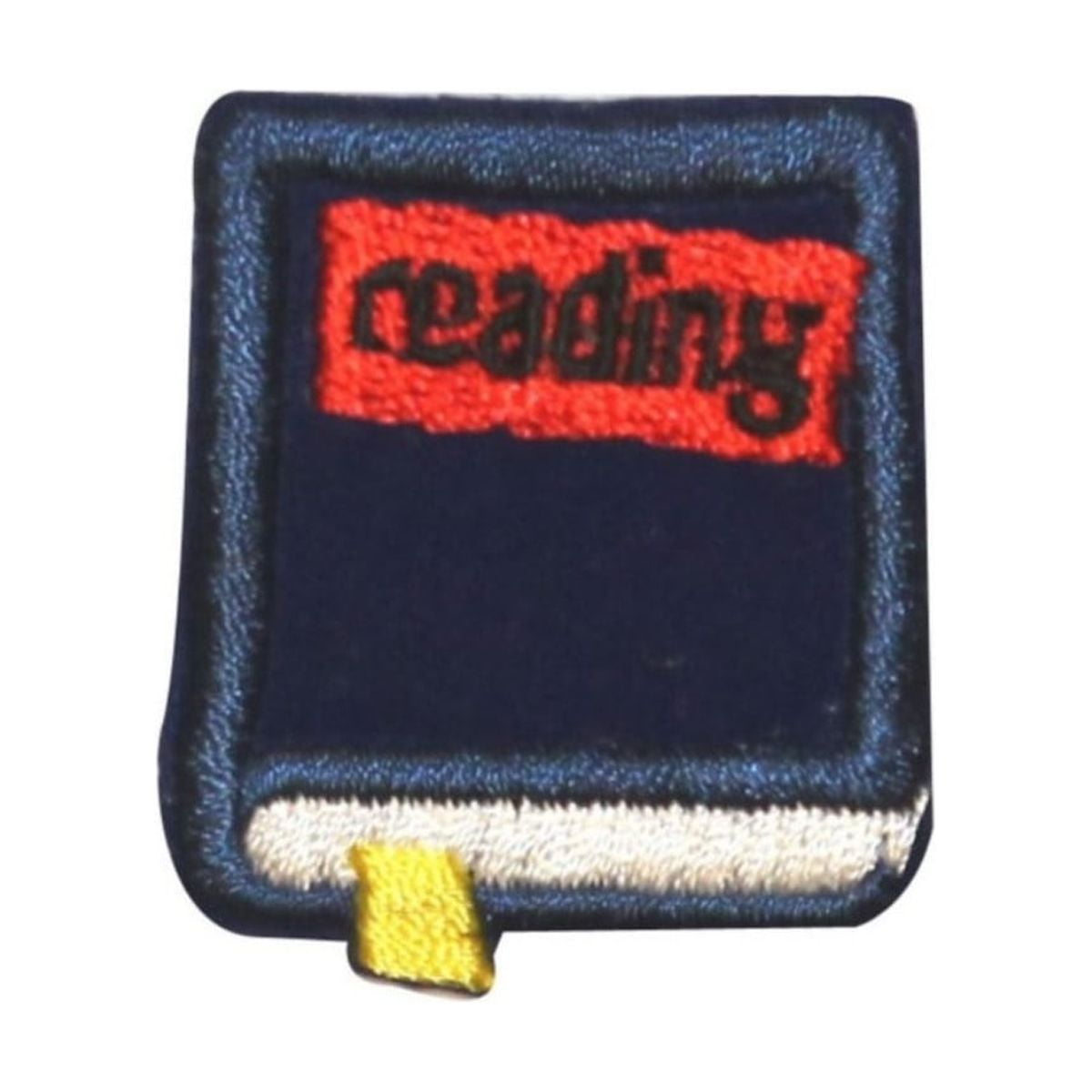 ID 0987A School Reading Book Patch English Bookmark Embroidered IronOn ...