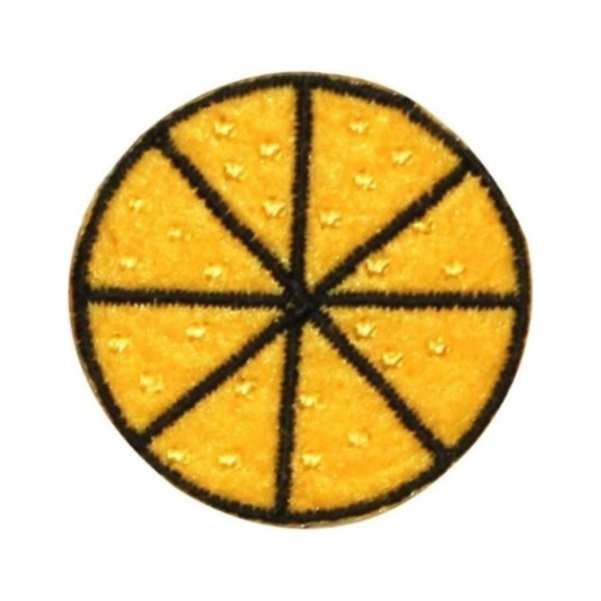 ID 1213A Felt Lemon Slice Patch Summer Lemonade Embroidered Iron On ...