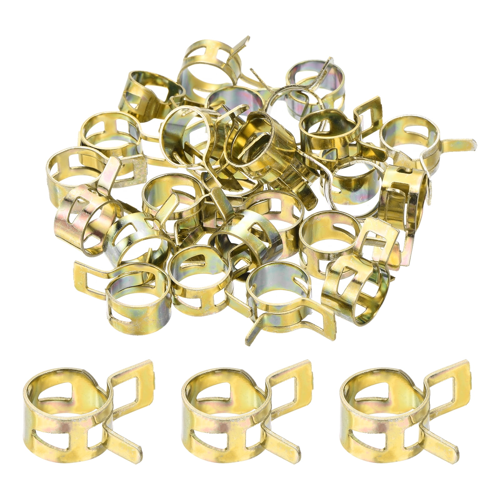 ID 12mm 1/2inch Fuel Line Hose Clips, Pipe Clamps,Spring Hose Clamp,Low ...