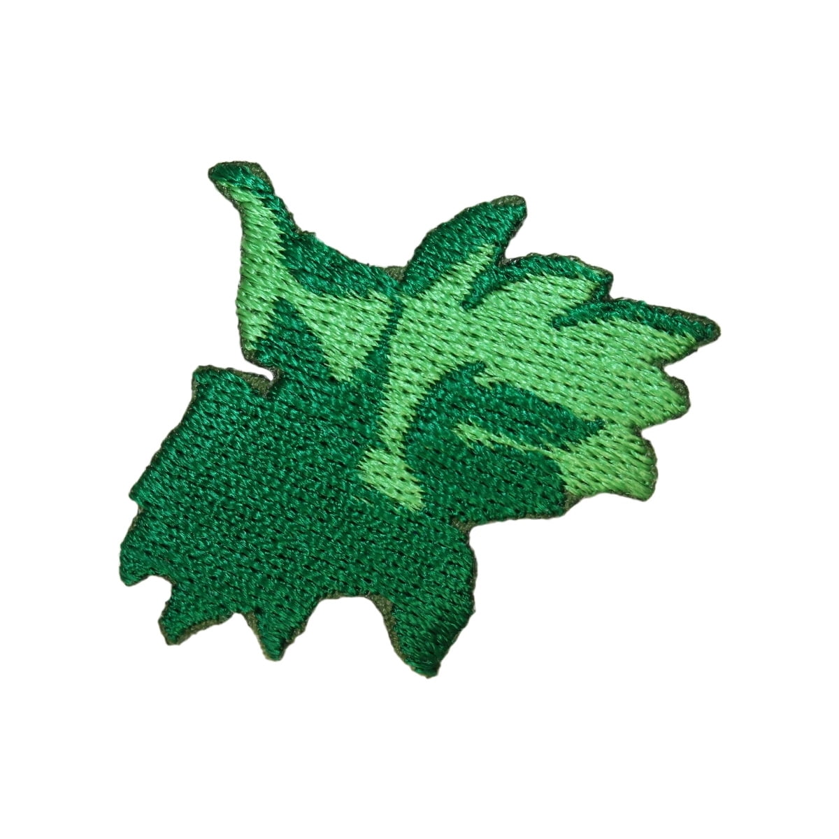 ID 1420A Summer Leaf Patch Tree Plant Leaves Bush Embroidered Iron On ...