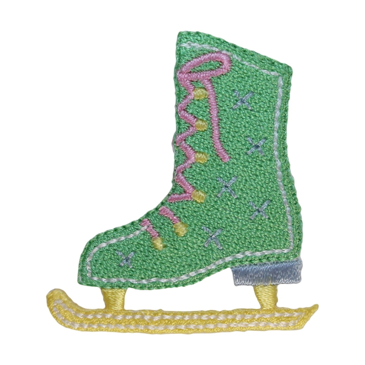 ID 1468 Figure Skate Patch Ice Skating Blade Girls Embroidered Iron On ...