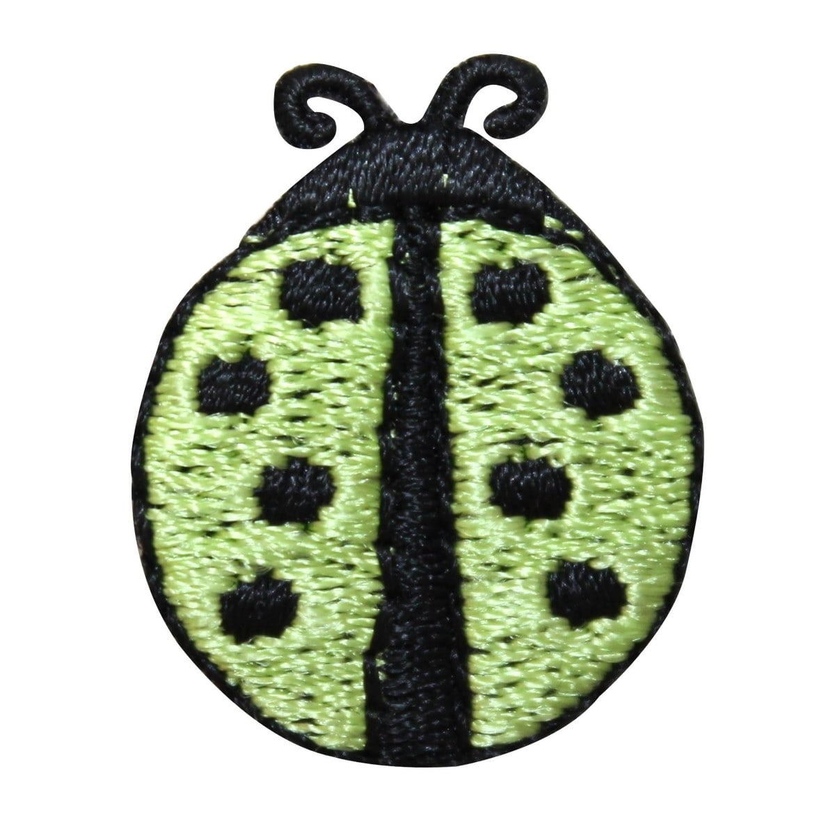 ID 1609B Ladybug Symbol Patch Green Garden Insect Embroidered Iron On ...