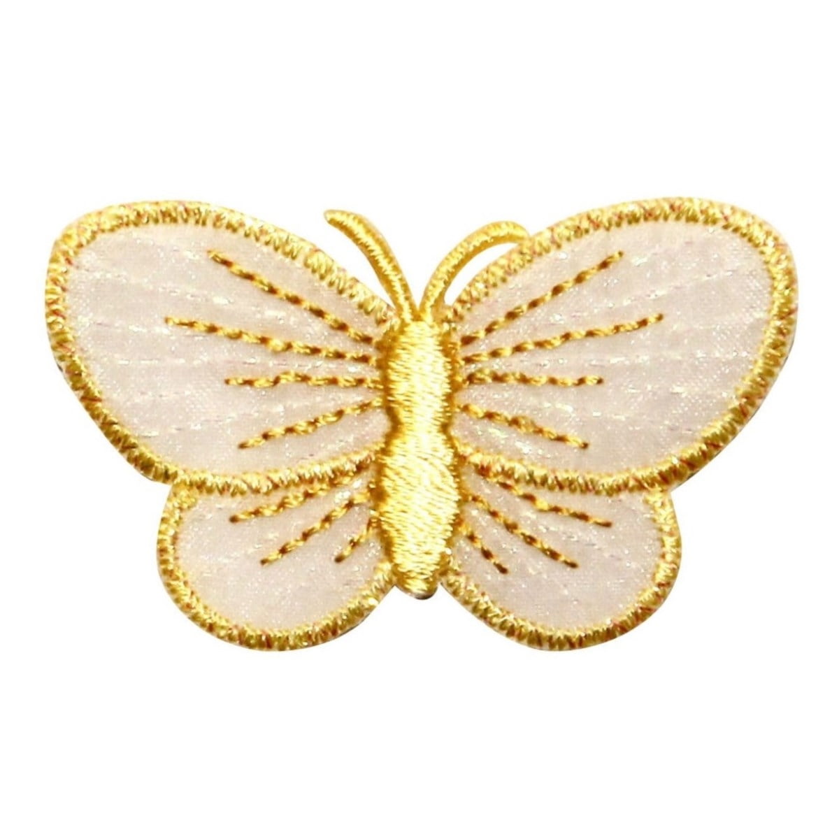 ID 2275 Butterfly Emblem Patch Garden Fairy Insect Embroidered Iron On ...