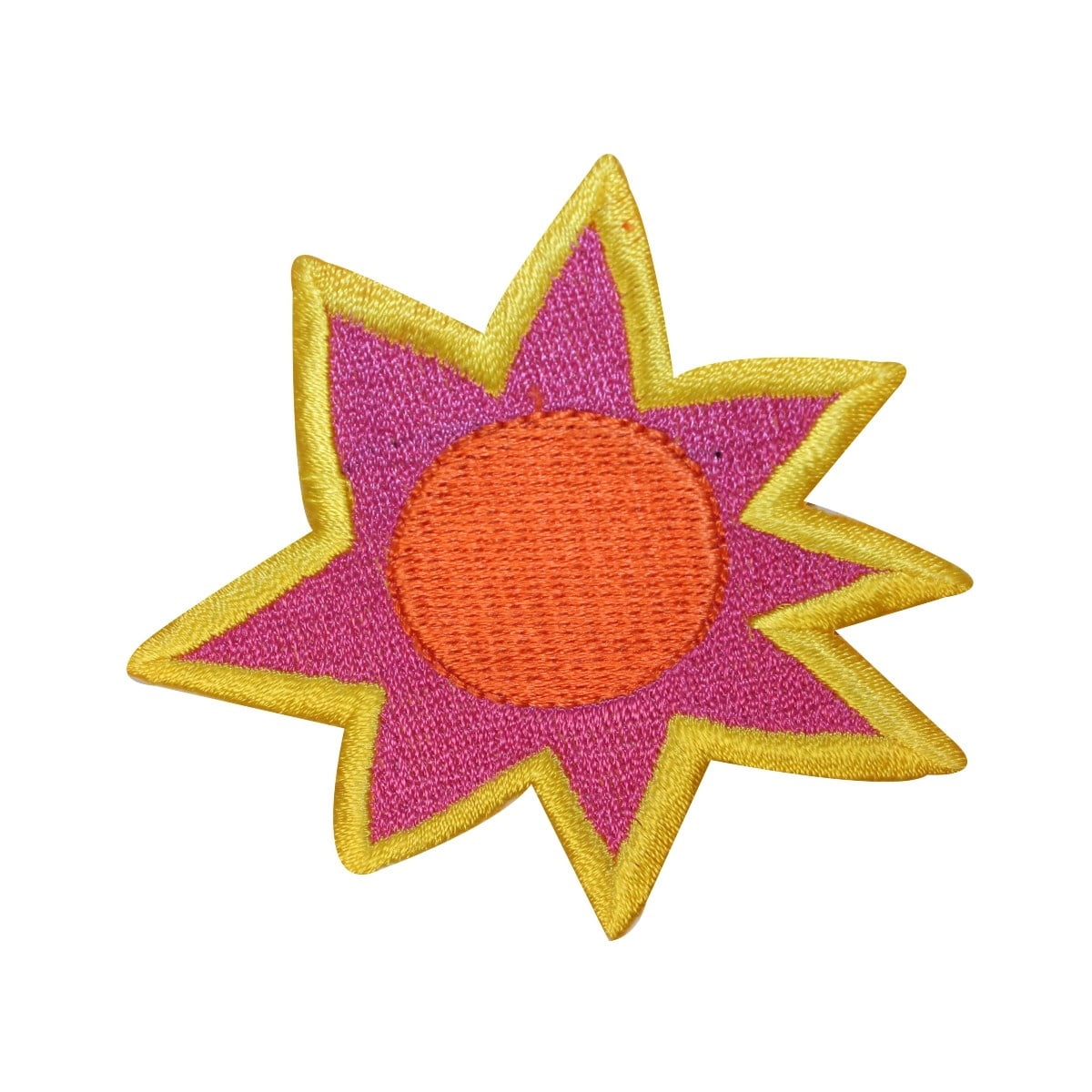 ID 3165 Colorful Sun Patch Cartoon Emblem Craft Embroidered Iron On ...