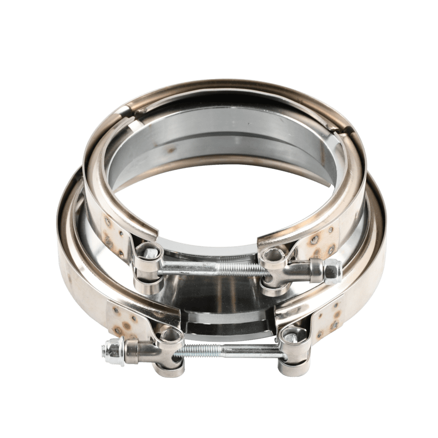 ID 4" to OD 5" Steel Exhaust V-band Flange Clamp Adaptor Reducer 3.0 ...