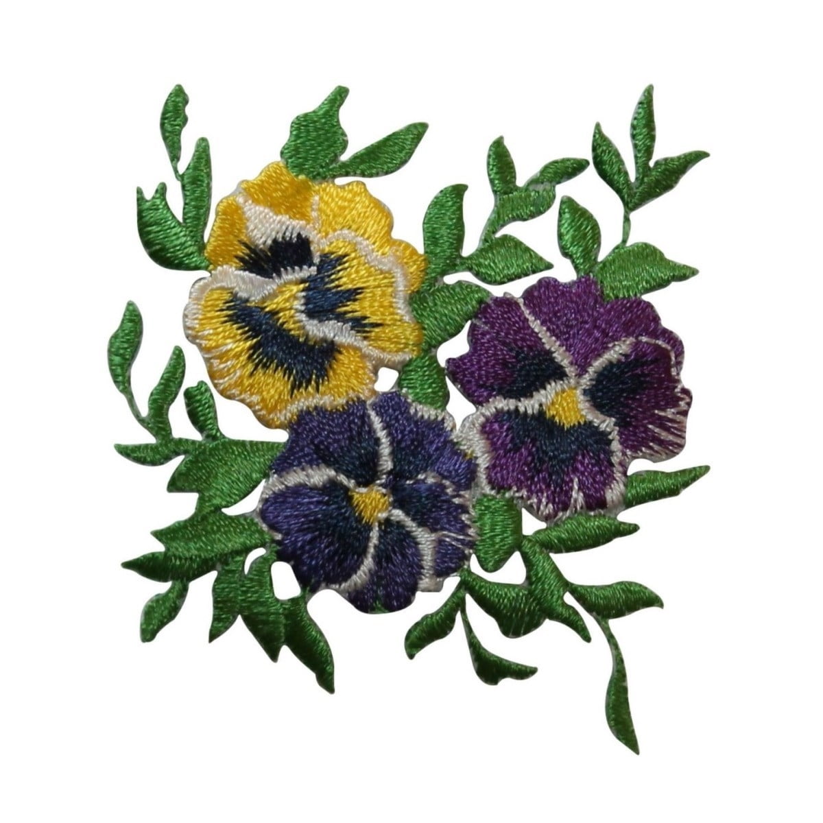 ID 6918 Flower Blossom Cluster Patch Garden Bush Embroidered Iron On ...