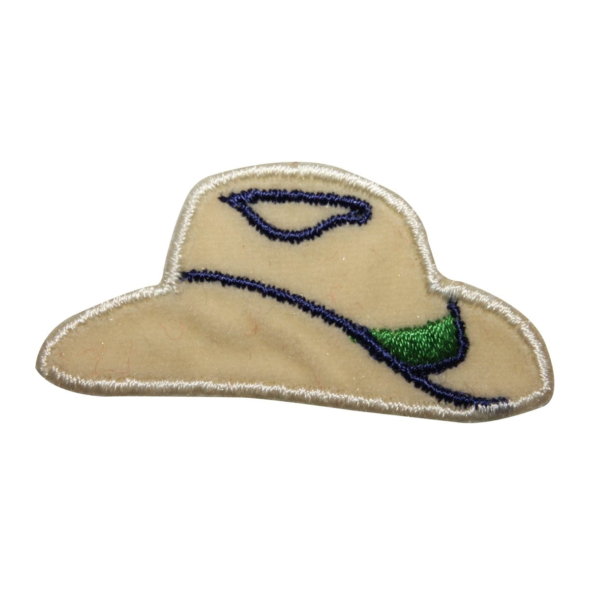 ID 8786 Country Western Hat Patch Cowboy Cap Felt Embroidered Iron On ...
