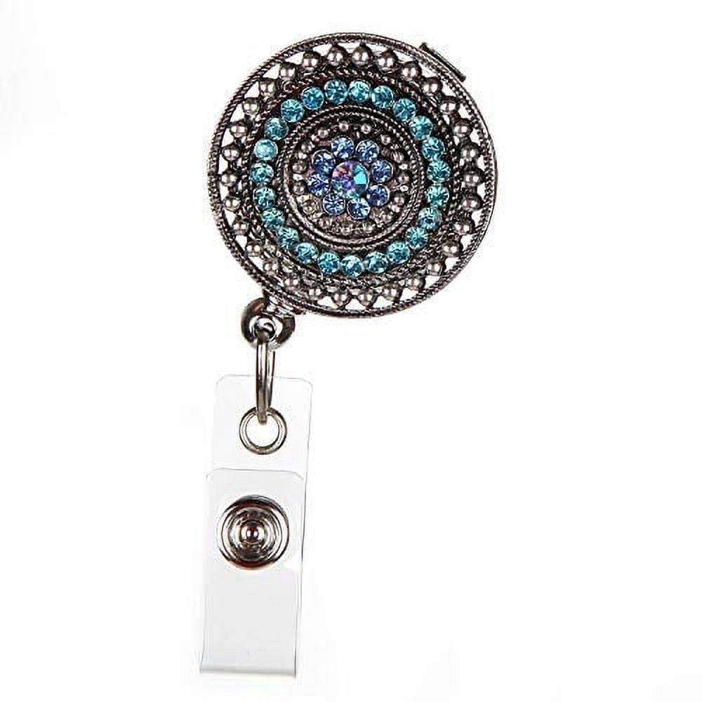 ID AVENUE Retractable Badge Holder 32" Fashionable Badge Reels ...