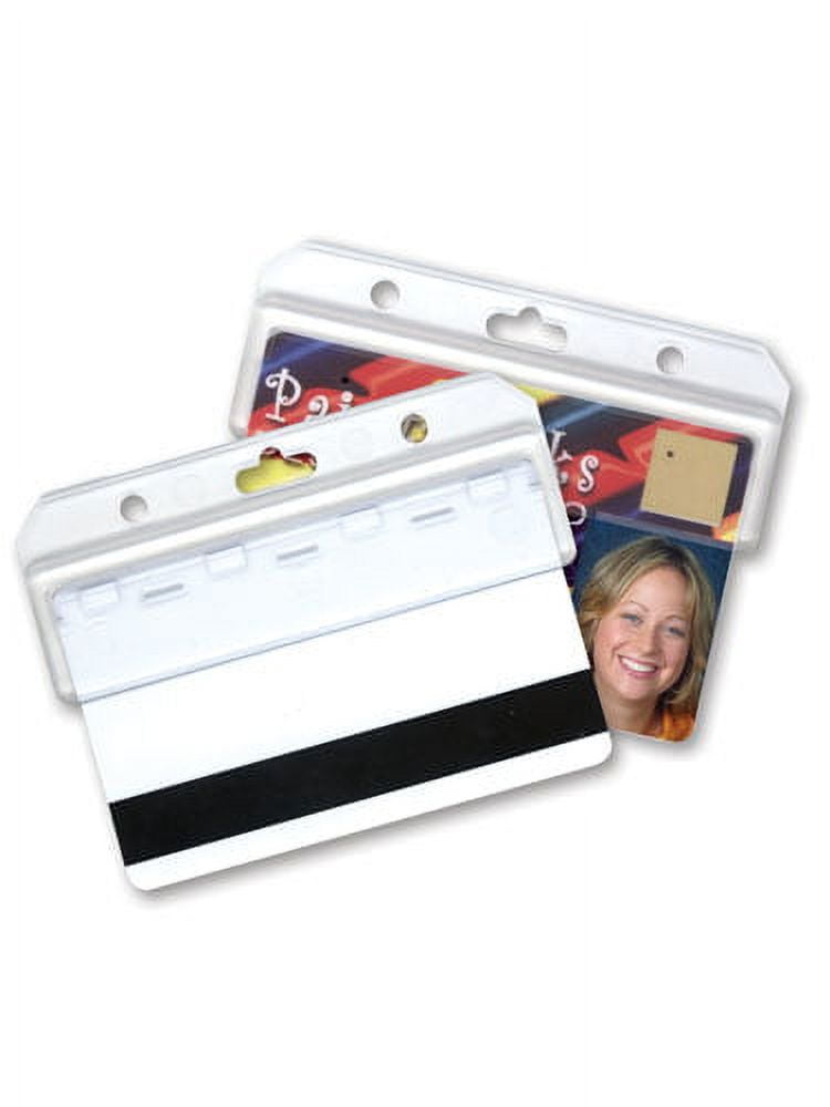 ID Avenue Horizontal ID Holder, Half Card Swipe Access Holder & Hard ...