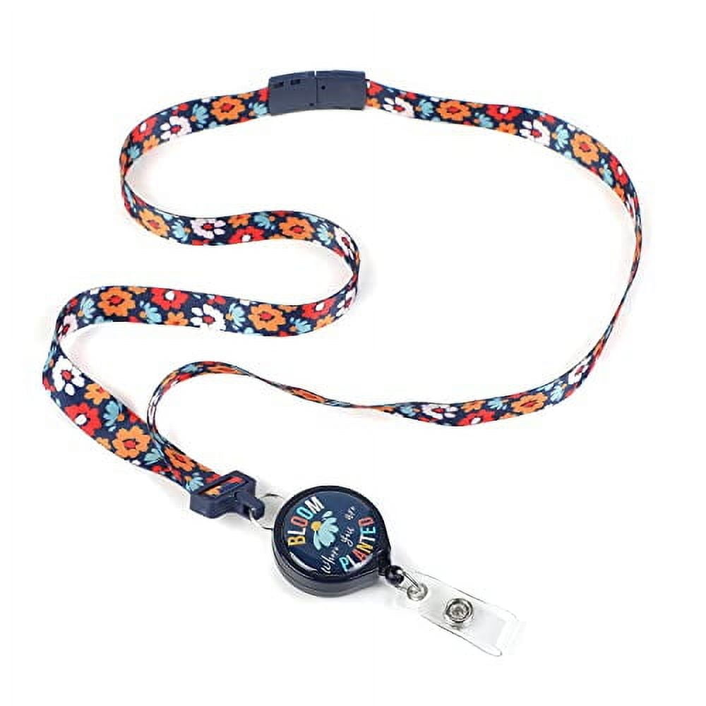 ID Avenue Lanyards for Women 19" Ribbon Lanyard ID Holder with Badge ...