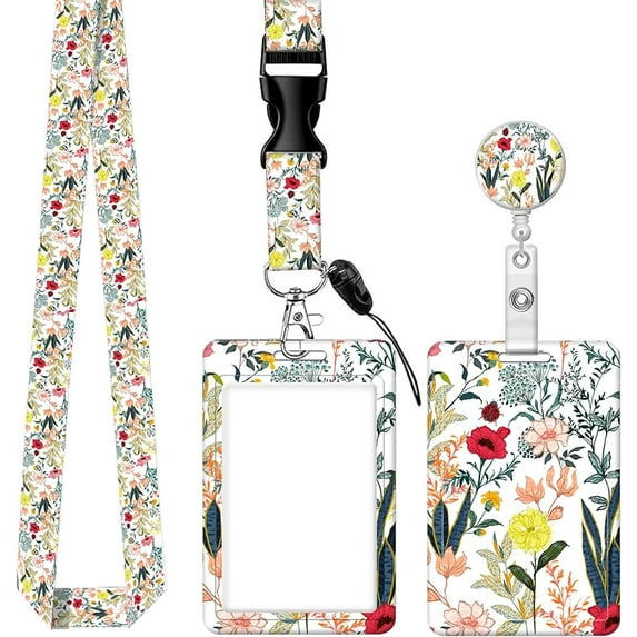 ID Badge Holder with Lanyard - Fashionable ID Card Holders with ...