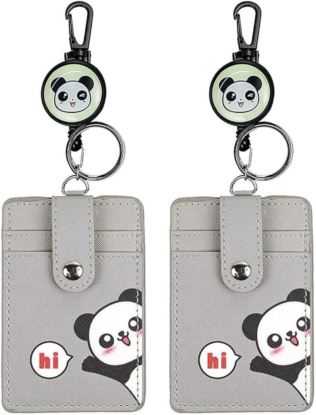 ID Badge Holder with Retractable Badge Reel,Belt Clip, Neck Lanyard and ...