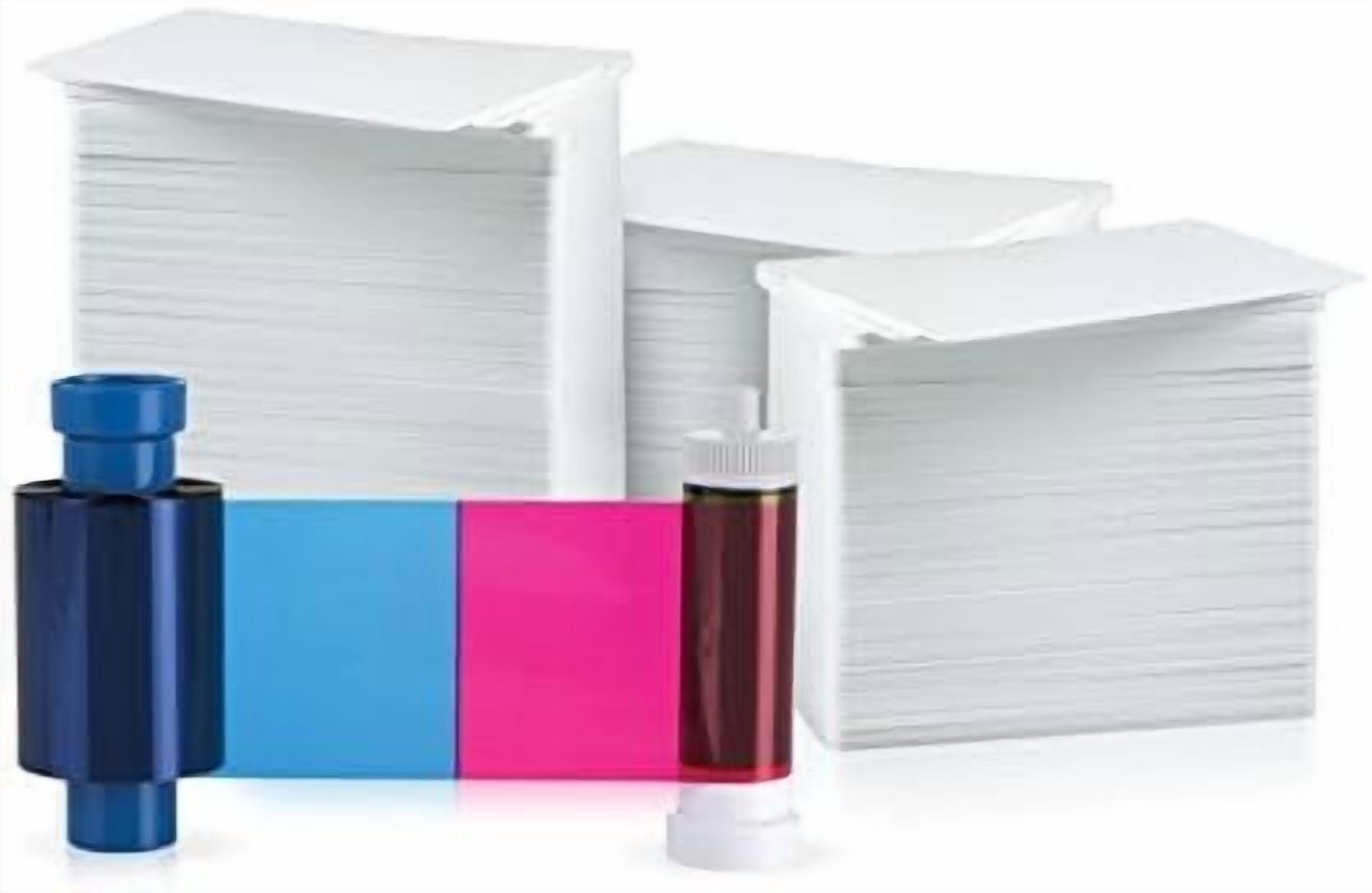 ID Card Ribbon Bundles (300 Cards, 300 Prints) - Walmart.com