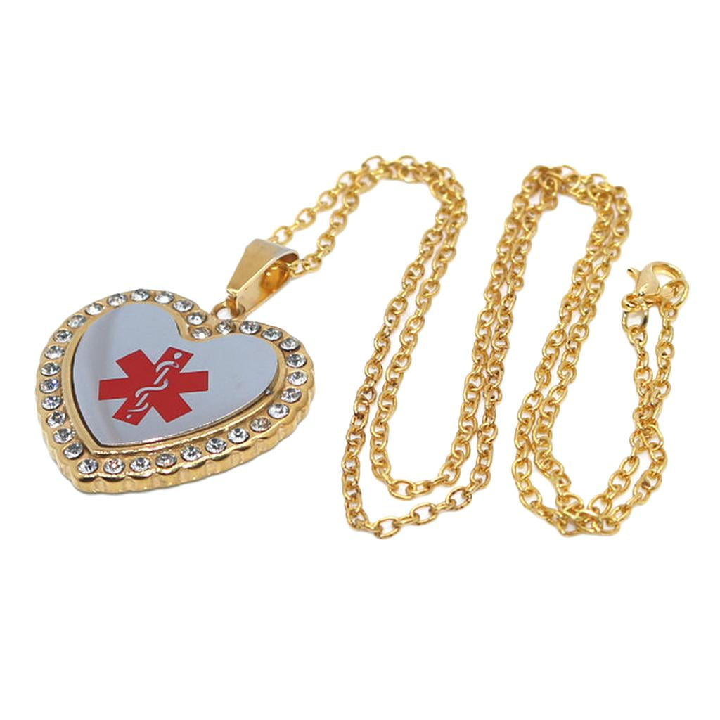 ID EMT Necklace Pendant Men 50cm Decorative Chain - Walmart.com