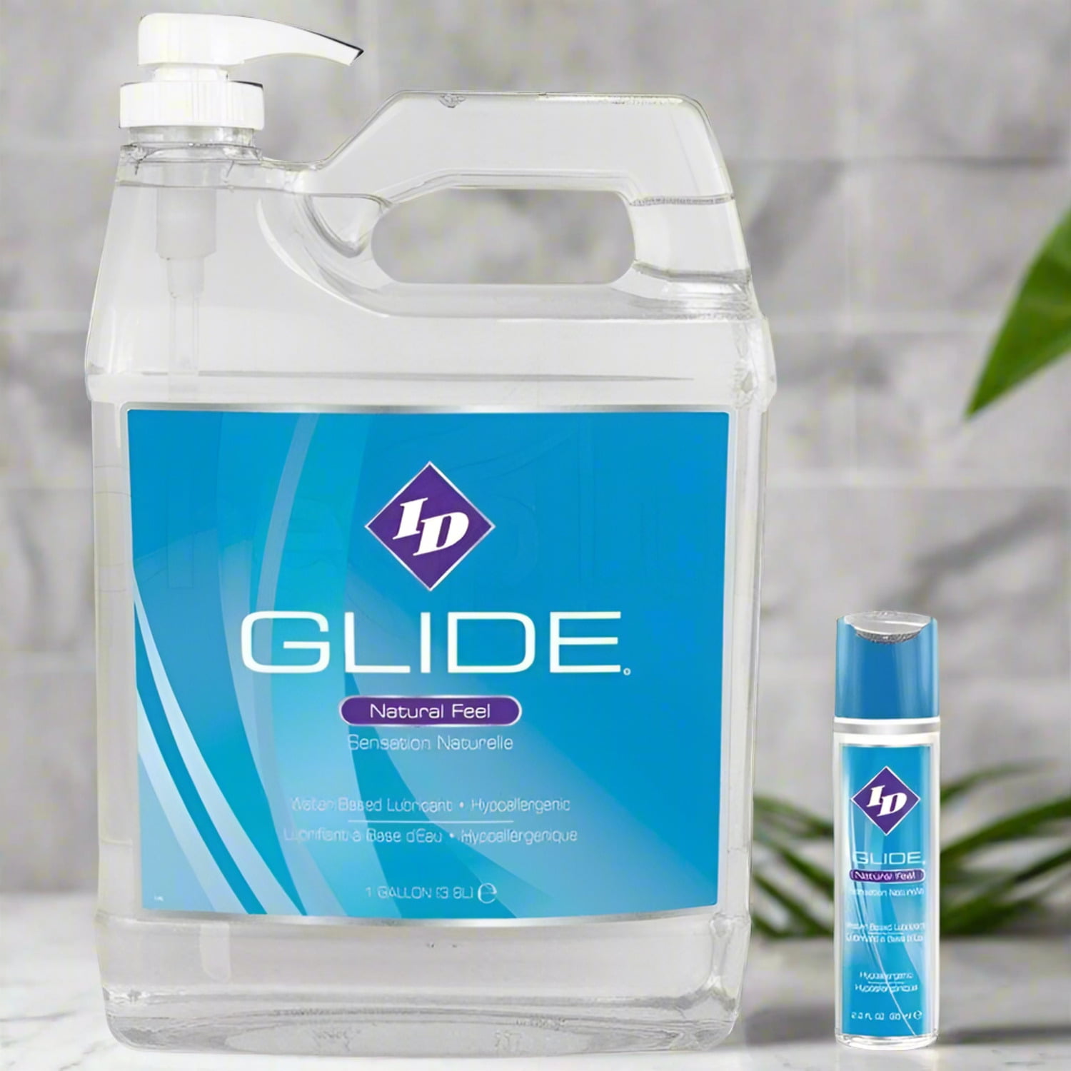 ID Glide - 1 Gallon Personal Lubricant H2O-Based, Condom Compatible, Non-Staining - Walmart.com