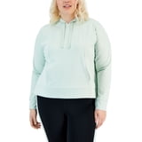 ID Ideology Plus Size Techy Drawstring Hood Hoodie Mint Wash 1X ...