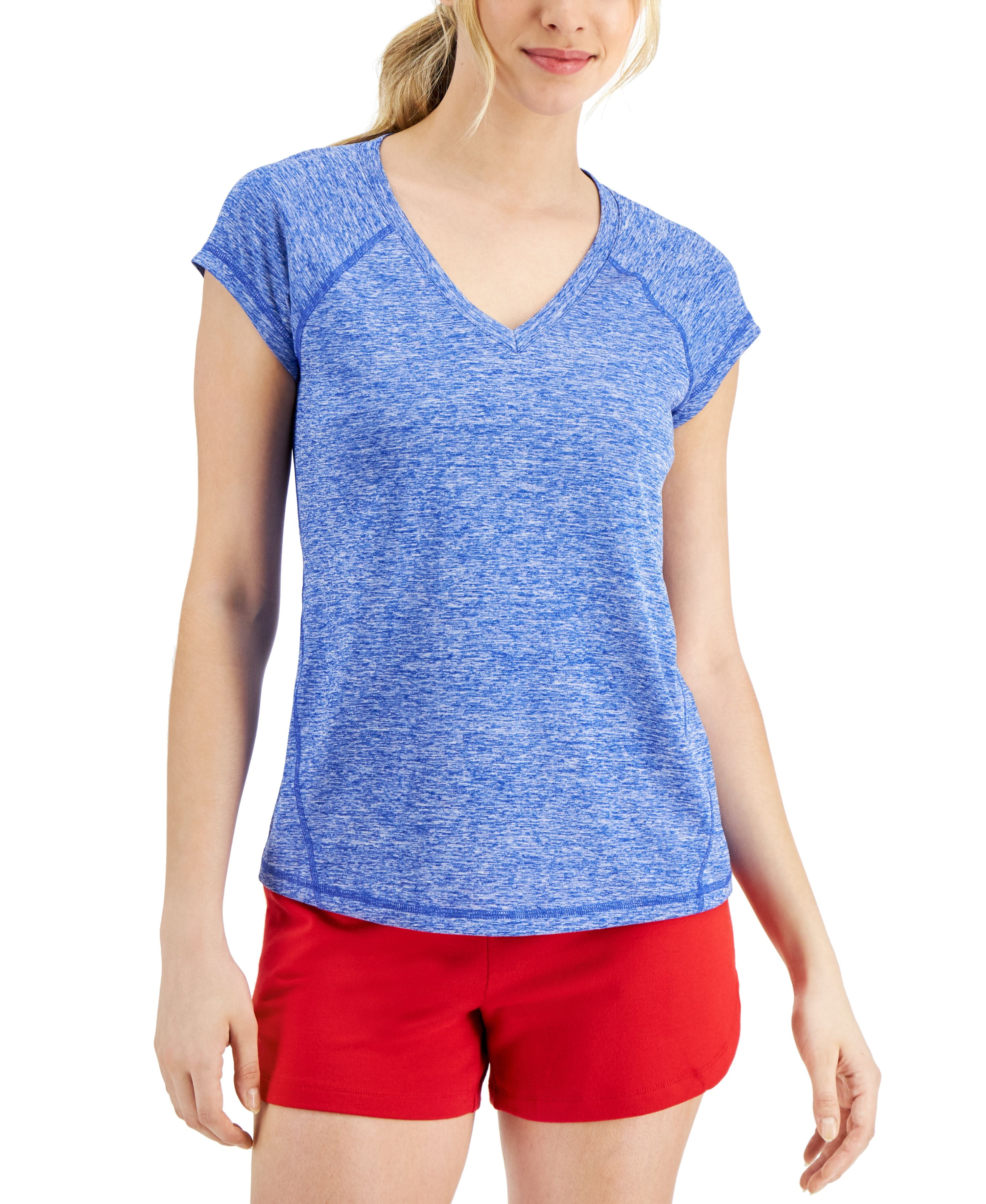 ID Ideology Womens Essentials Rapidry Heathered Performance T-Shirt ...