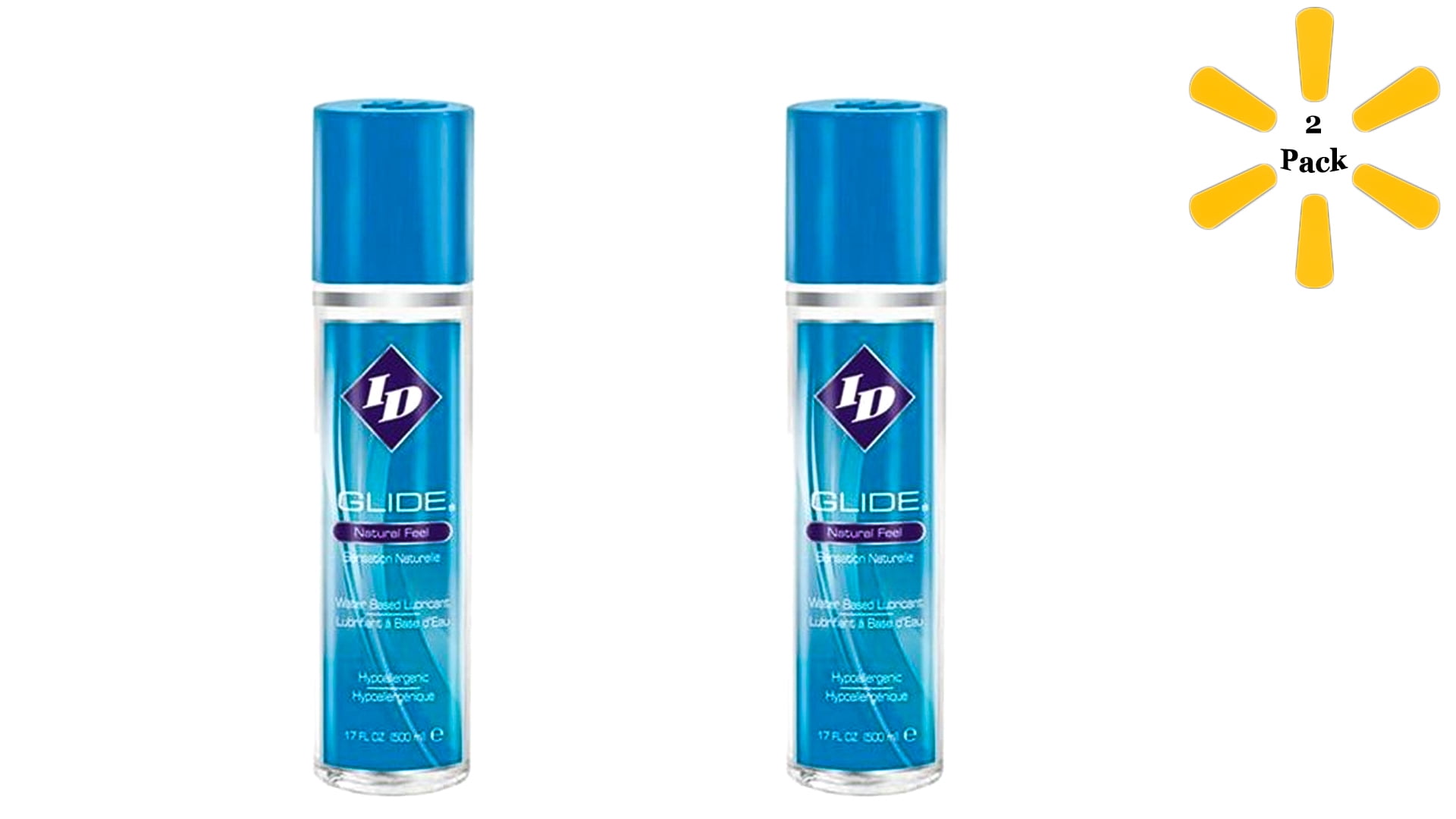 ID Lubricants,ID Glide - 17 fl. oz - 2 Pack Water Based Personal ...