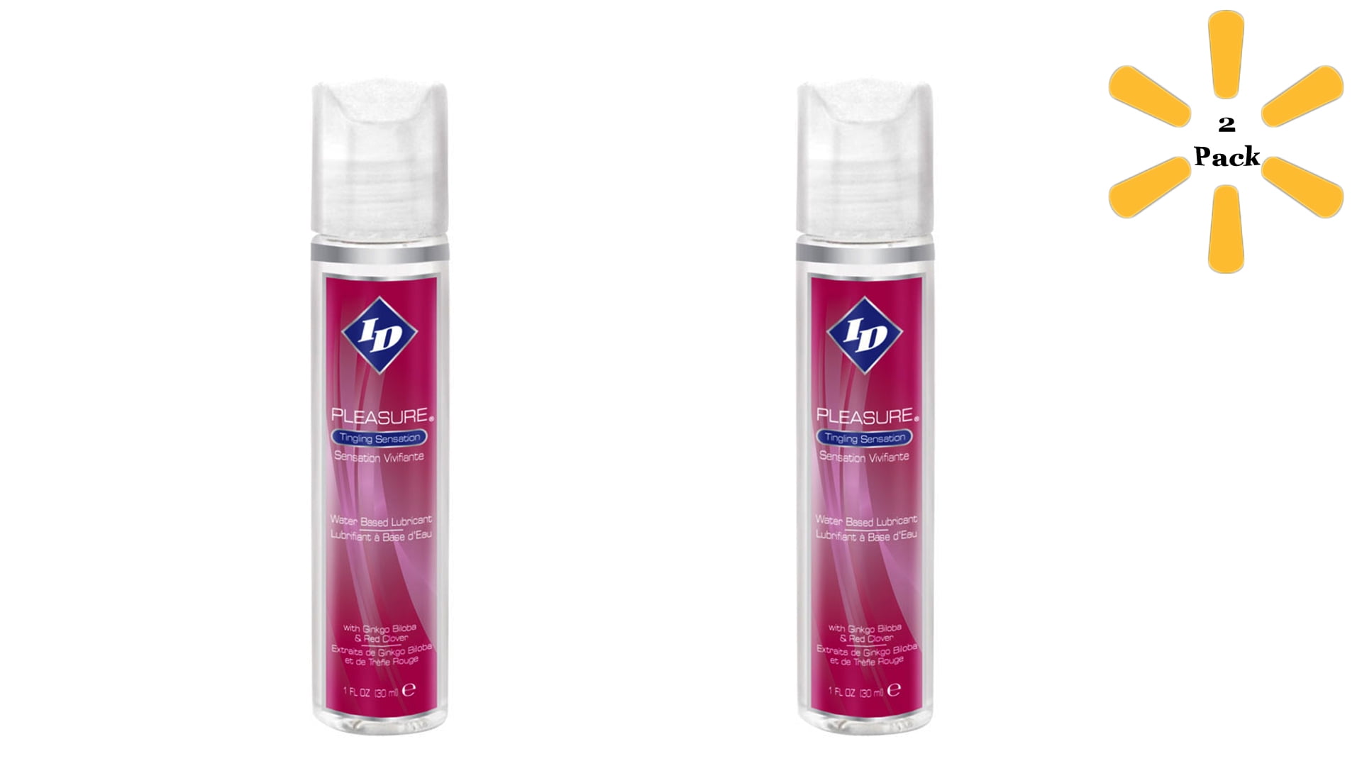 ID Lubricants ID Pleasure - 1 fl. oz - 2 Pack Water based- Liquids ...