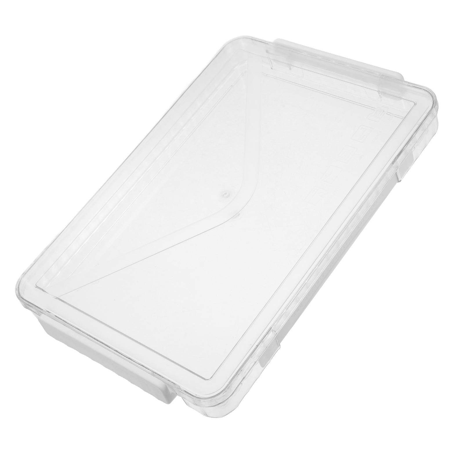ID Storage Box Lid Certificate File Boxes Paper Organizer White ...