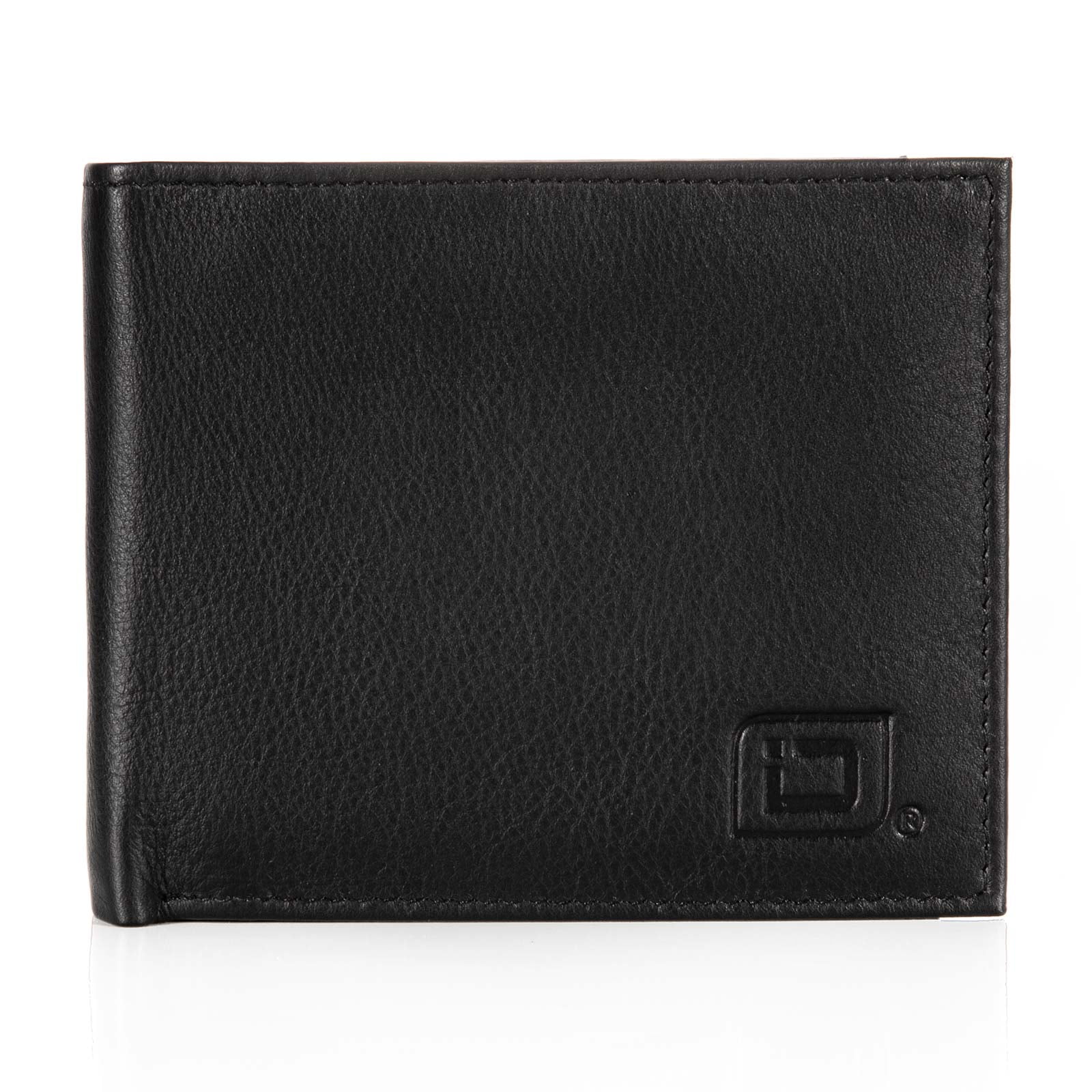 ID Stronghold Men's RFID Secure Genuine Leather Wallet - Bifold with ID ...