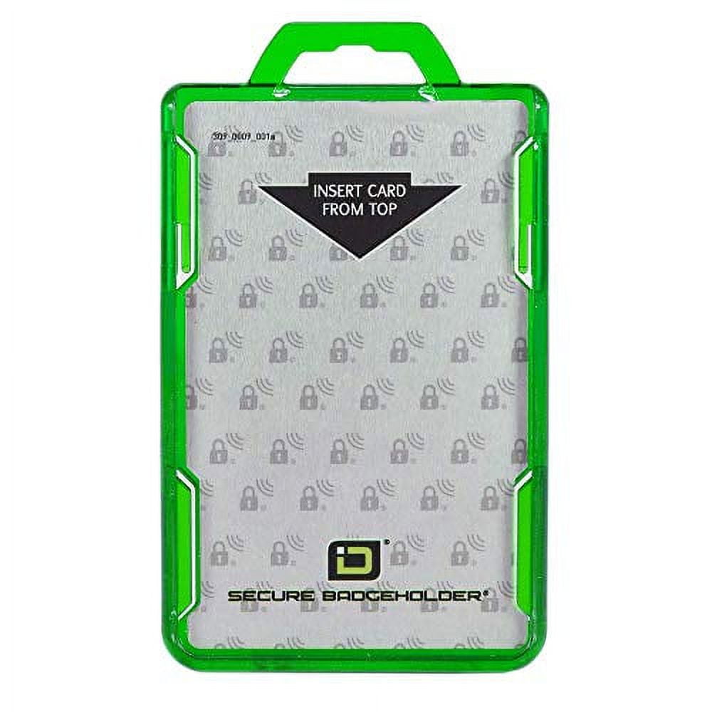 ID Stronghold - RFID Blocking Secure Badge Holder - Duolite 2 Card ID ...