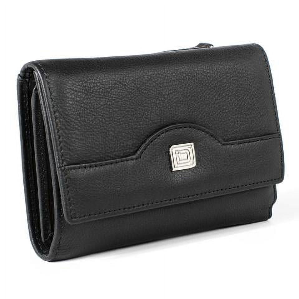ID Stronghold RFID Blocking Secure Wallet - Ladies Compact Trifold ...
