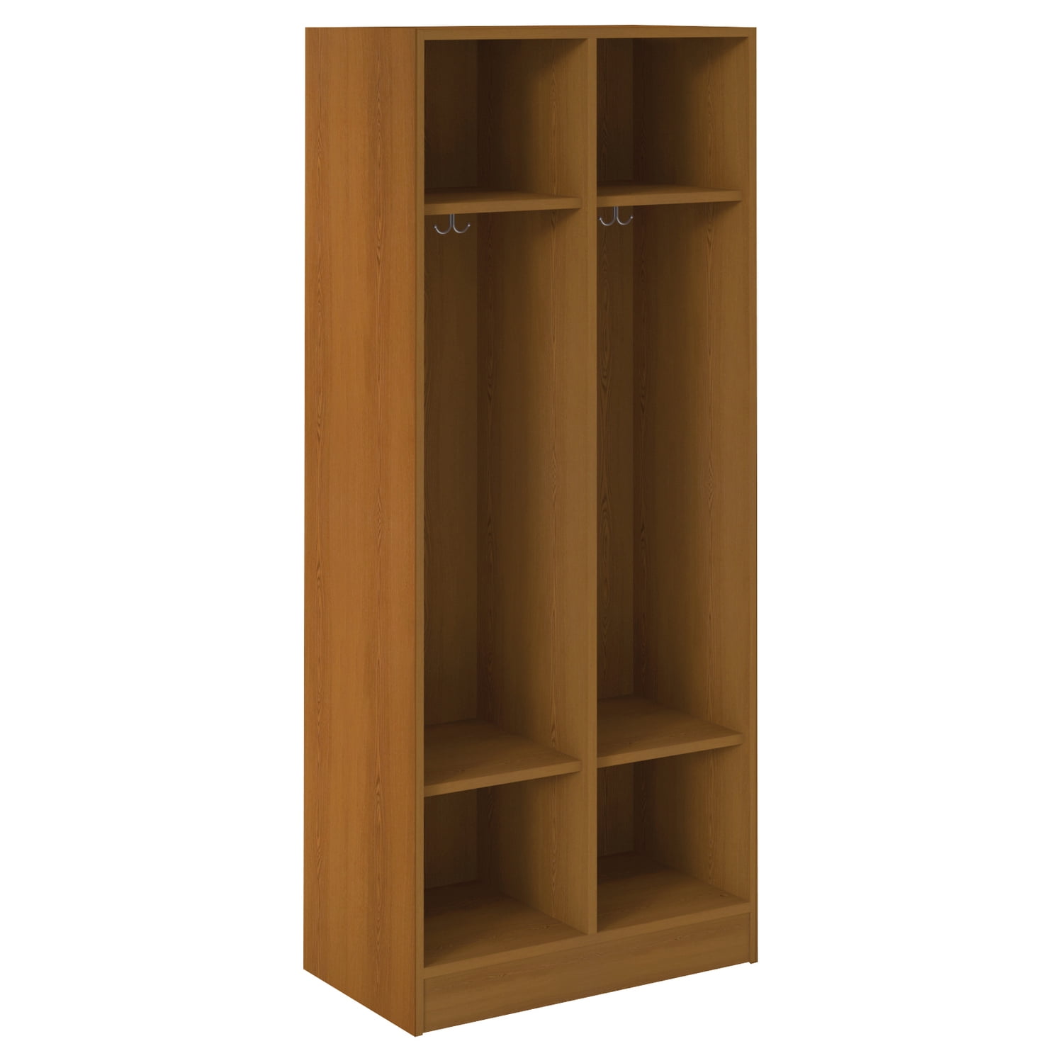 ID Systems Double Locker, 72" High with Upper and Lower Shelves-30" D x ...