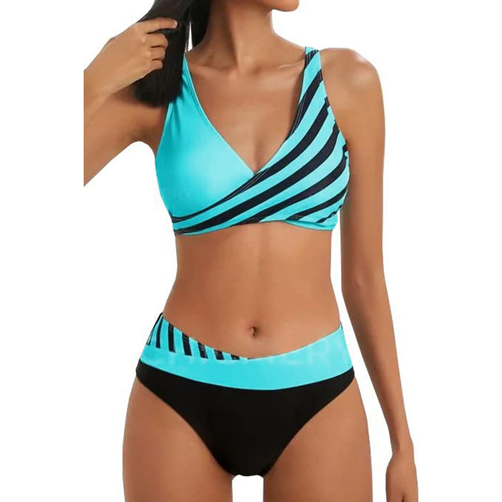 Idall Bikini Sets Bathing Suit Womens High Waisted Tankini Two Pieces